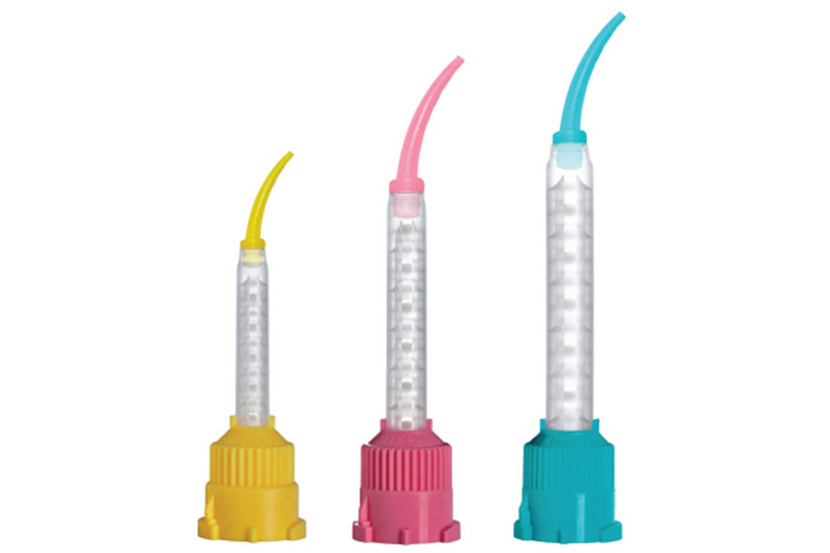 Short Mixing Tips Combo Pack - Pink (5.4 mm), & Yellow Mixing + Intrao ...