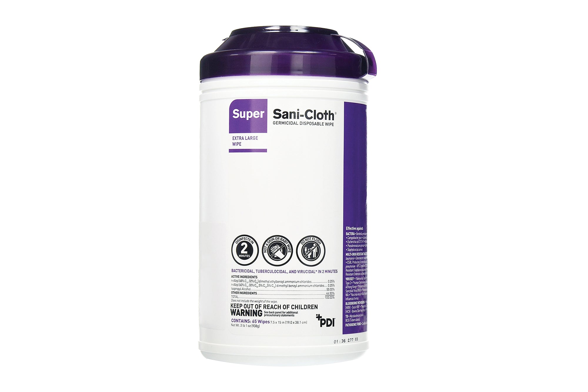 Super Sani-Cloth® Wipes 1-minute kill time – Top Quality Manufacturing, LLC