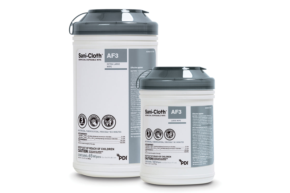 Sani-Cloth® AF3 Wipes 3-minute kill time – Top Quality Manufacturing