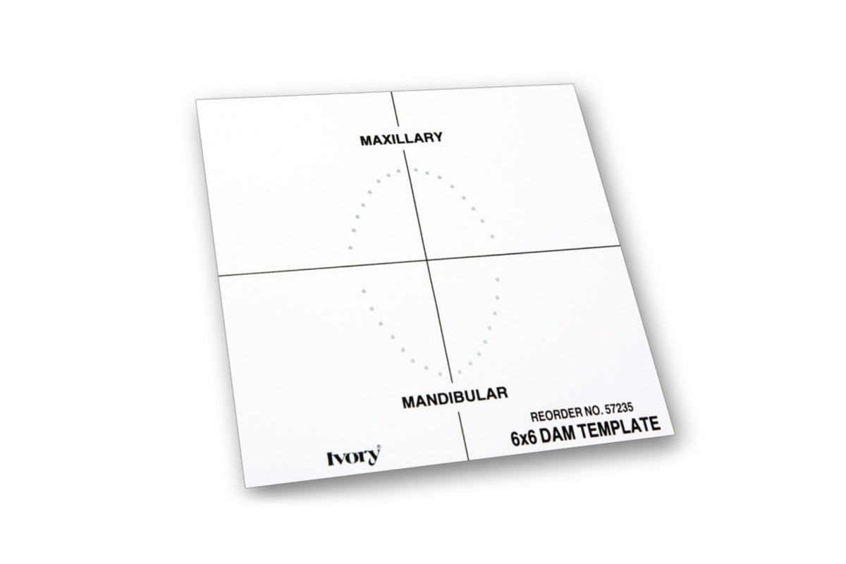 Ivory Rubber Dam Template – Top Quality Manufacturing, LLC