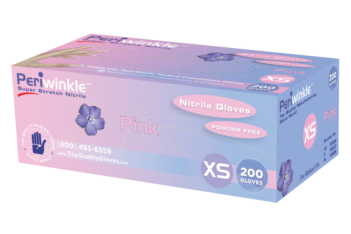 Periwinkle Pink™ 200 Count (Nitrile) – Top Quality Manufacturing