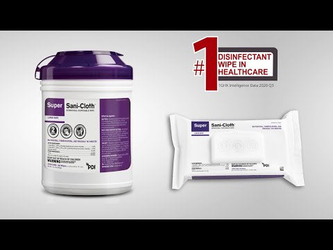 Super Sani-Cloth® Wipes 1-minute kill time – Top Quality Manufacturing, LLC