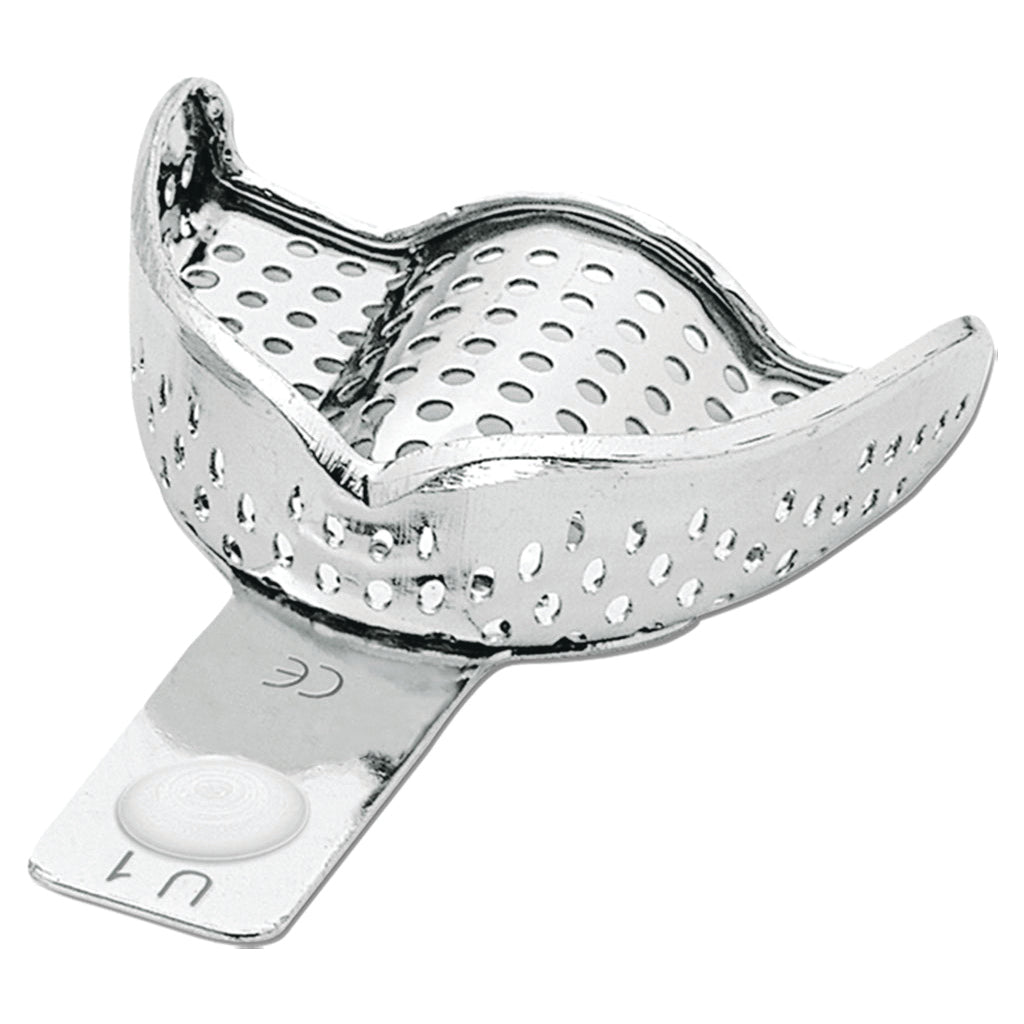 Autoclavable Metal Impression Trays - Perforated - Lower #6 - Extra La ...