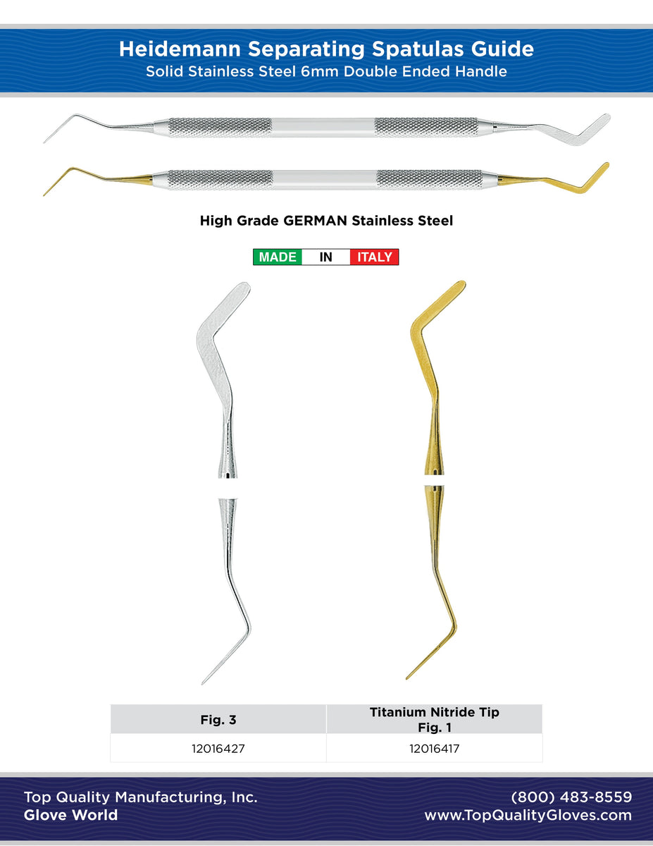 Heidemann Separating Spatulas - Double Ended 6mm Handle – Top Quality ...