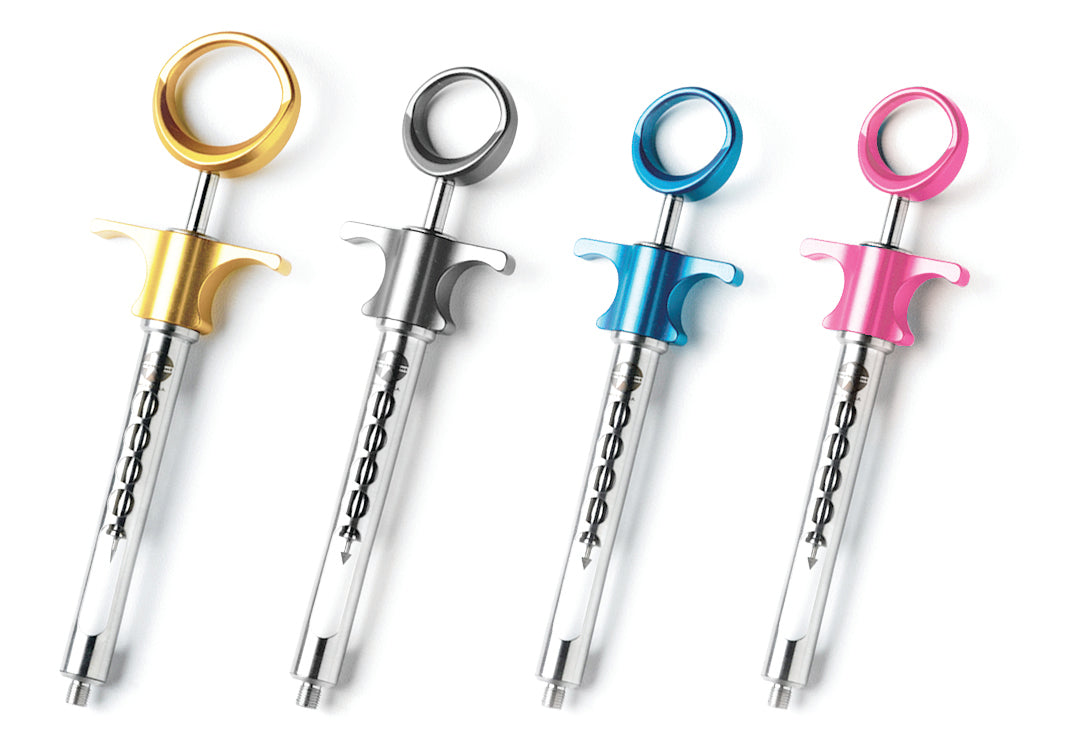Color-Coded Sized Aspirating Syringes – Top Quality Manufacturing